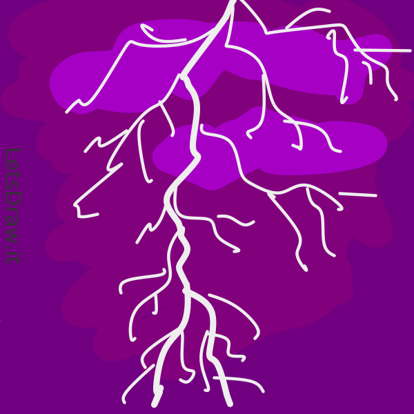 How to draw lightning / 6magpizj1.png / LetsDrawIt