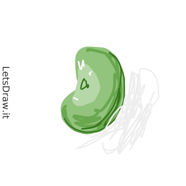 How to draw bean / 6mzt8agwd.png / LetsDrawIt