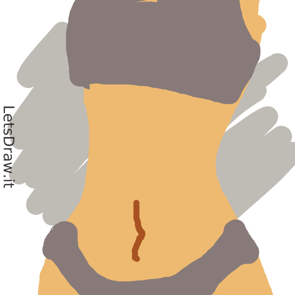 How to draw bellybutton / 6o64qrno1.png / LetsDrawIt