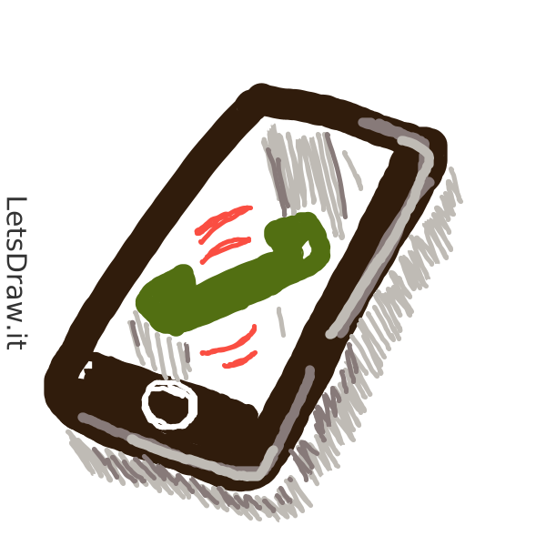 How to draw phone call / 6pxjef8sw.png / LetsDrawIt