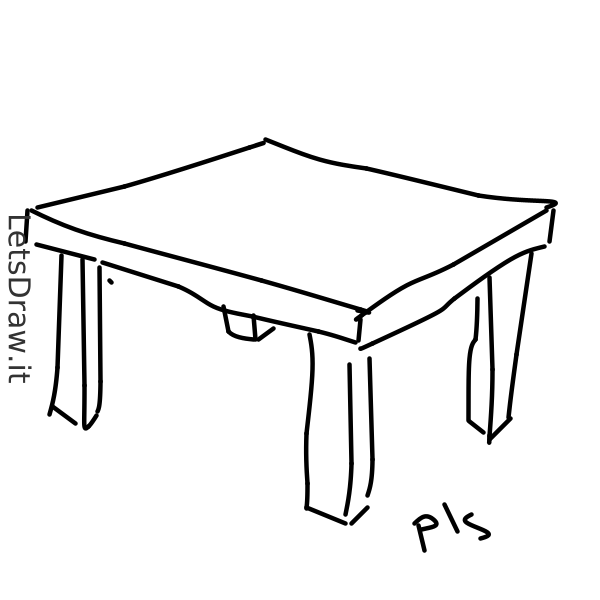 Hoe teken ik ... tafel / Leer tekenen van andere LetsdrawIt spelers