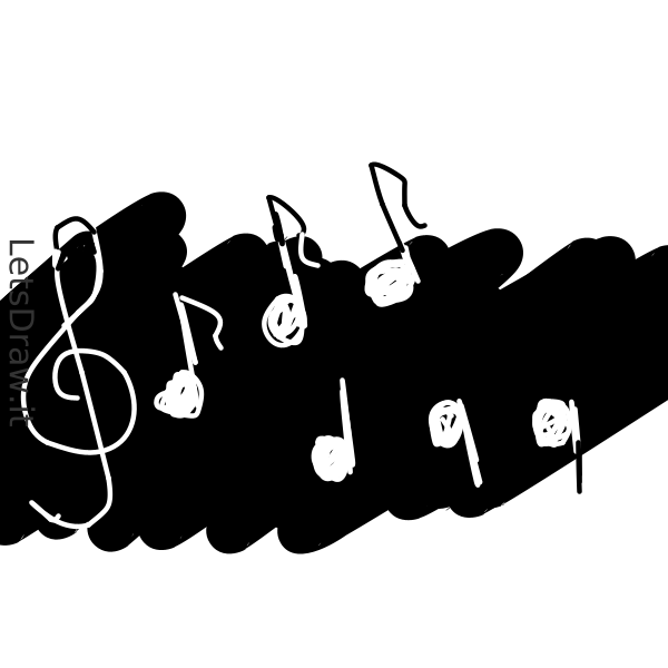 How to draw music / 6sjednz35.png / LetsDrawIt