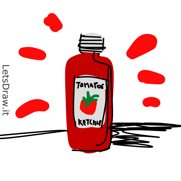 How to draw ketchup / 6ssgcafdy.png / LetsDrawIt