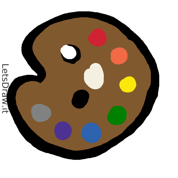 How to draw palette / 6toeqbyj8.png / LetsDrawIt