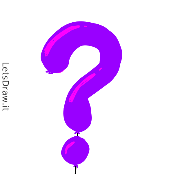 How to draw question mark / 6trsdguy.png / LetsDrawIt