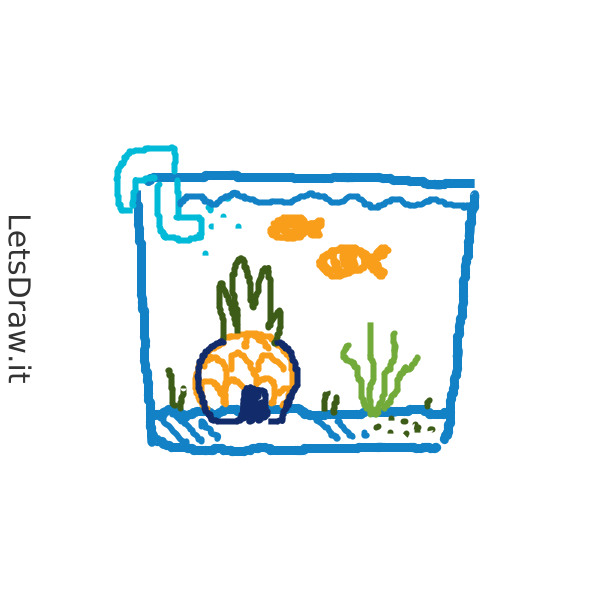 How to draw aquarium / 6u8hotc4h.png / LetsDrawIt