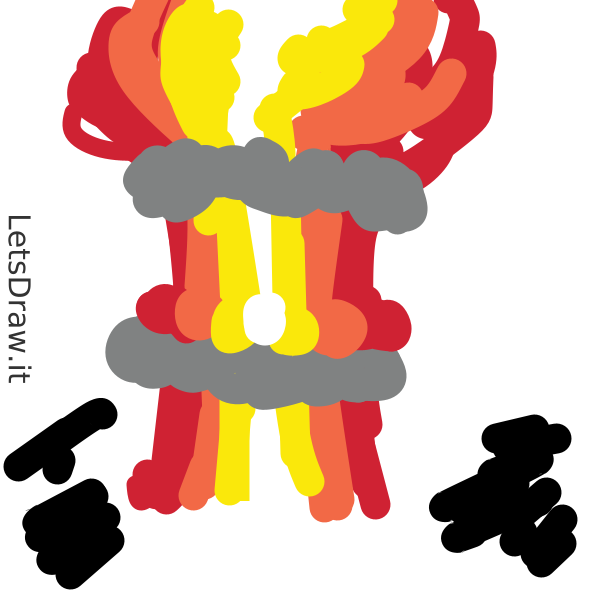 How to draw explosion / 6uhtncrkf.png / LetsDrawIt