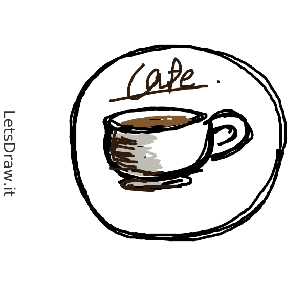 How to draw cafe / 6wnu8izto.png / LetsDrawIt