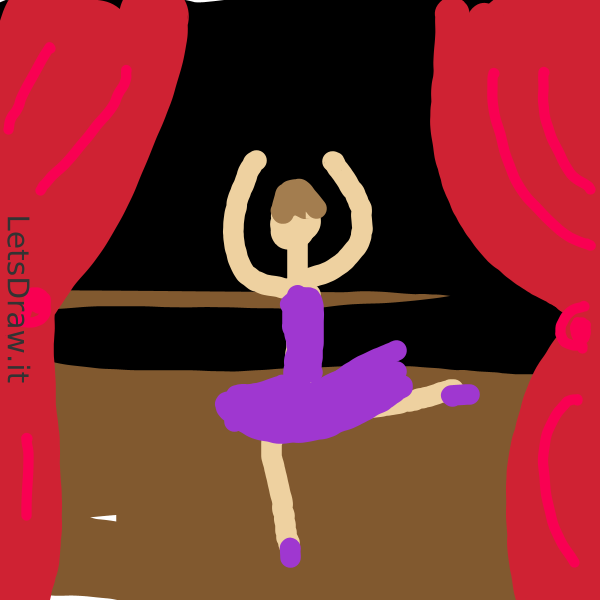 How to draw dancer / 6wrzei59p.png / LetsDrawIt