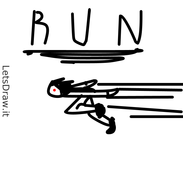 How to draw running / 6zi1pyybz.png / LetsDrawIt