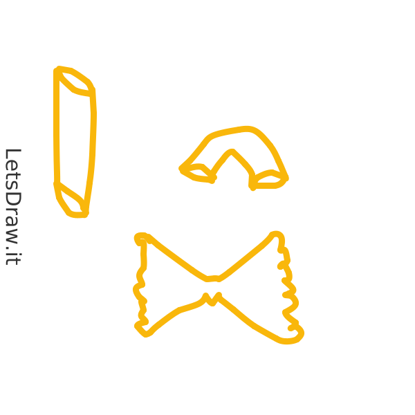 How to draw pasta / 71snehc6z.png / LetsDrawIt
