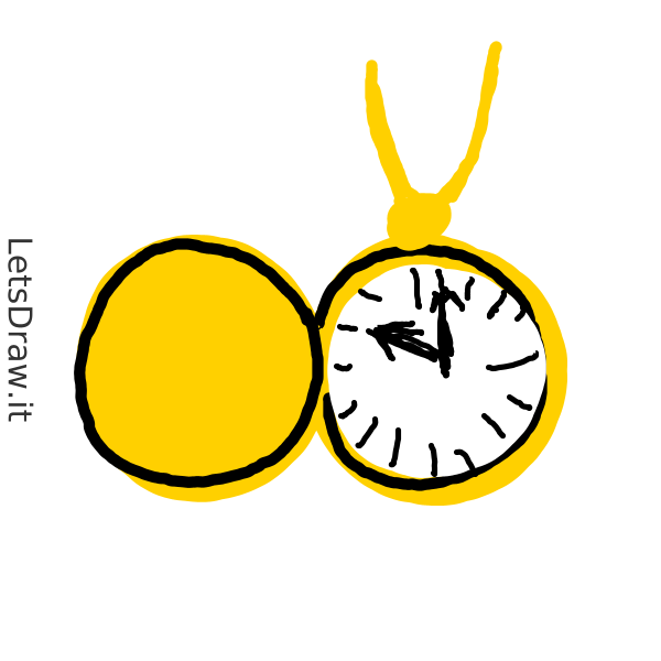 How to draw watch / 74g1f95uu.png / LetsDrawIt