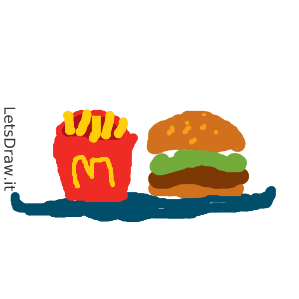 How to draw McDonalds / 75k7o7hbk.png / LetsDrawIt