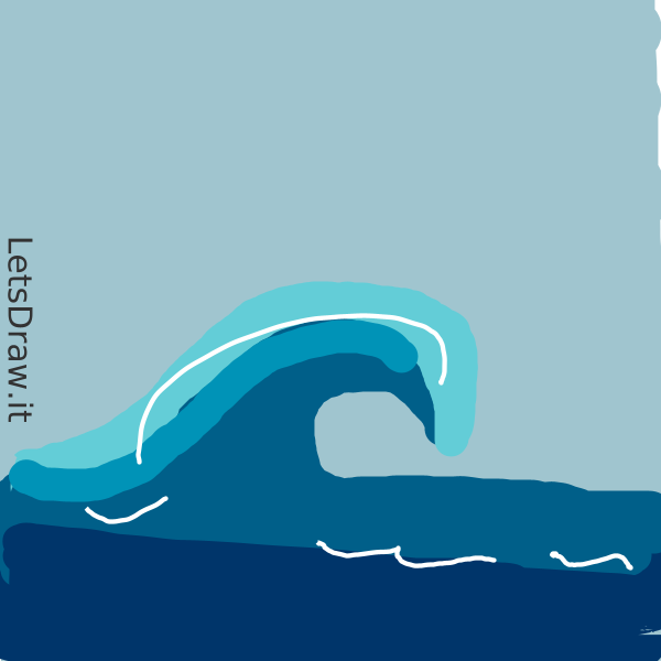 How to draw wave / 7693jr3mn.png / LetsDrawIt