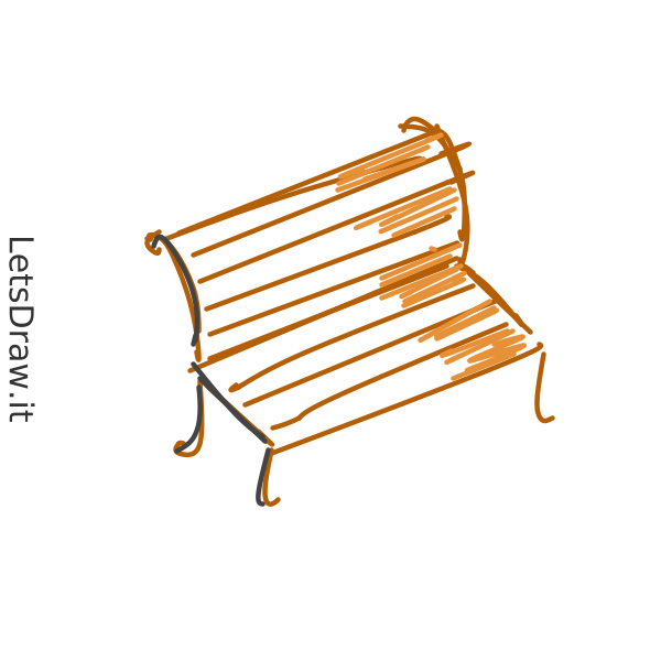 How to draw bench / 79858ippu.png / LetsDrawIt