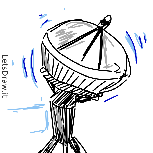 How to draw antenna / 798icnkd4.png / LetsDrawIt