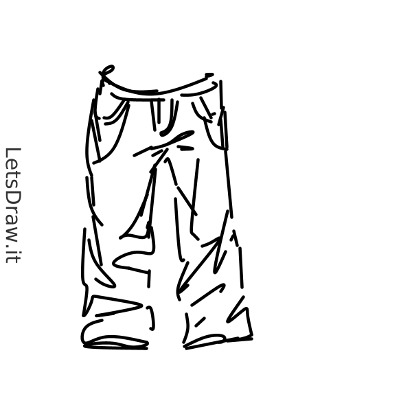 How to draw trousers / 7despe5rr.png / LetsDrawIt