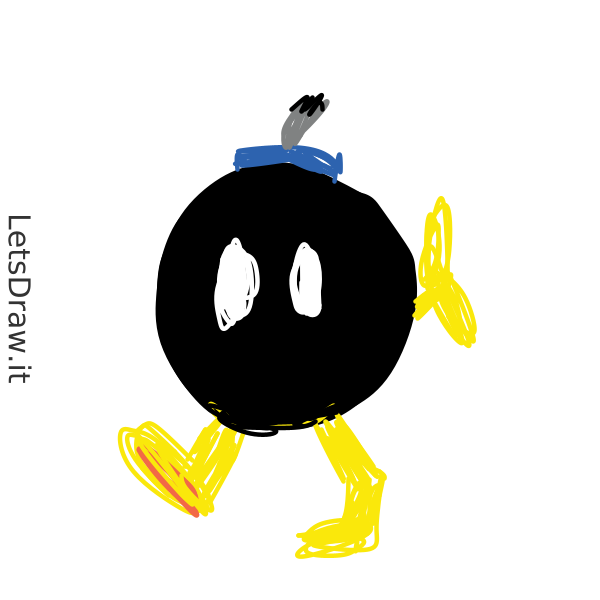 How to draw bomb / 7e7obrper.png / LetsDrawIt