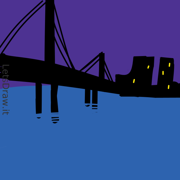How to draw bridge / 7e8x33su.png / LetsDrawIt