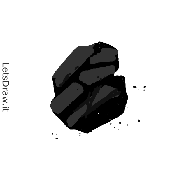 How to draw coal / 7hktotp85.png / LetsDrawIt