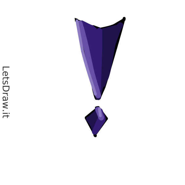 How to draw exclamation mark / 7ht5ffe98.png / LetsDrawIt