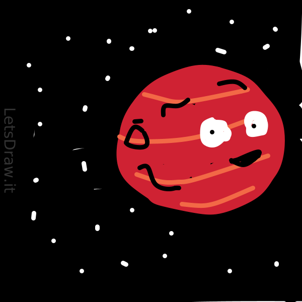 How to draw Mars / 7ie9f6s3.png / LetsDrawIt