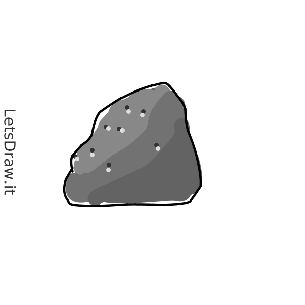 How to draw rocks / 7jmhcj656.png / LetsDrawIt