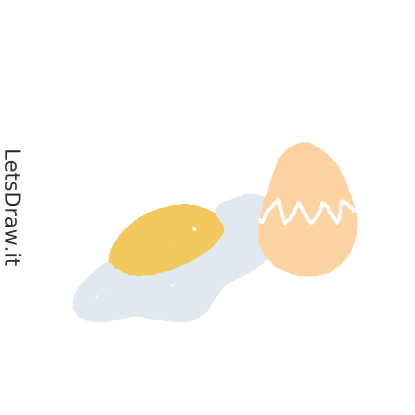 How to draw Eggs / 7otefma8z.png / LetsDrawIt