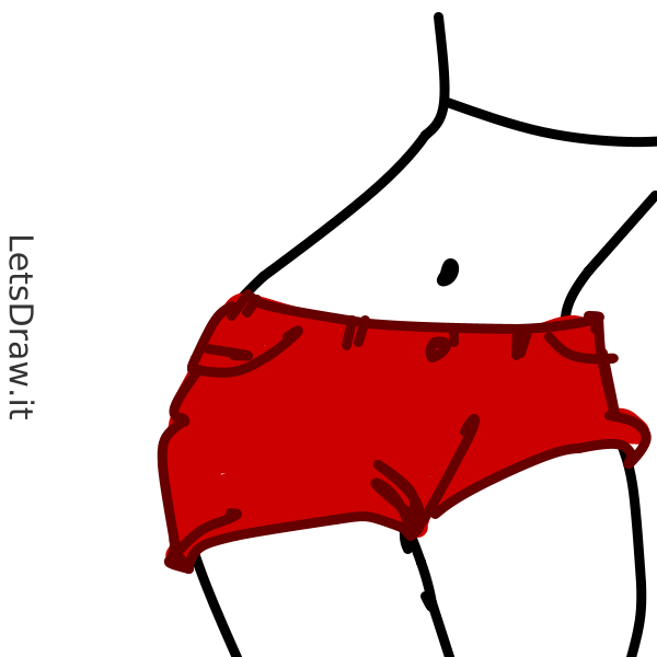 How to draw shorts / 7pz78fys.png / LetsDrawIt