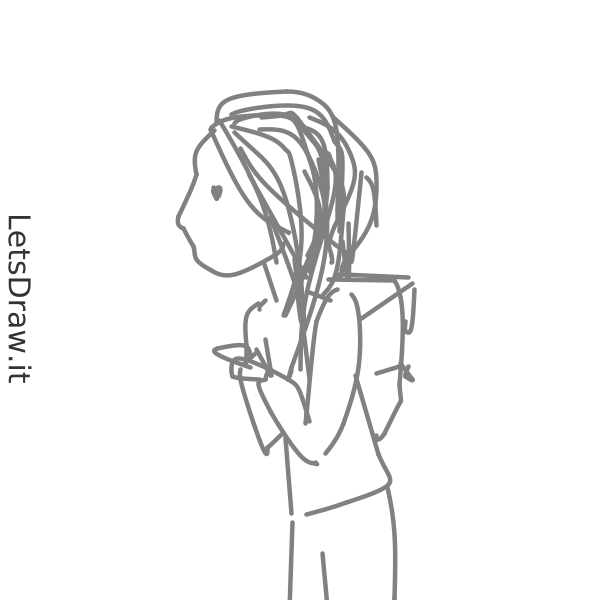 How to draw student / 7q4jroeri.png / LetsDrawIt