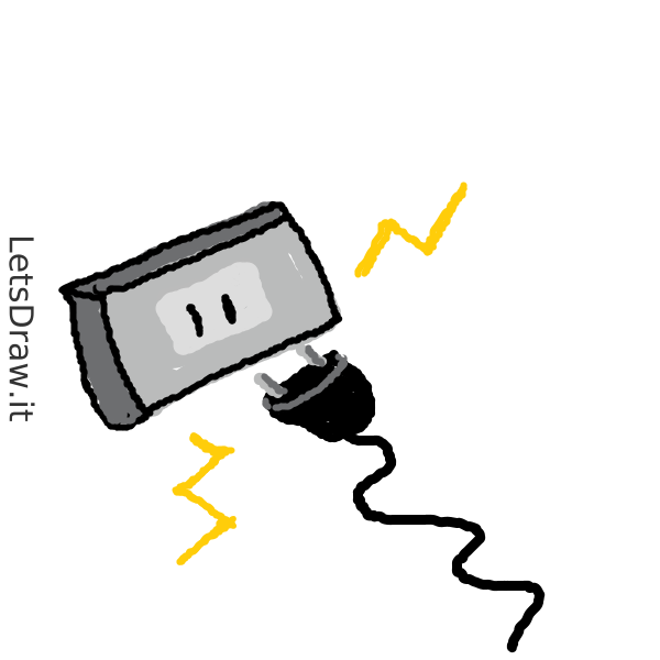 How to draw electrical outlet / 7qr7un3wa.png / LetsDrawIt