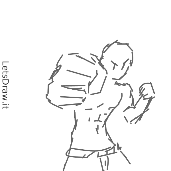 How to draw fight / LetsDrawIt