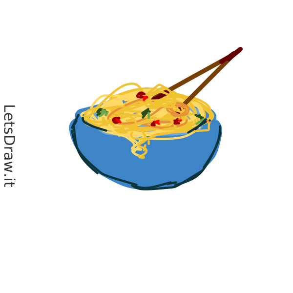 How to draw chopsticks / 7r6i86mcu.png / LetsDrawIt