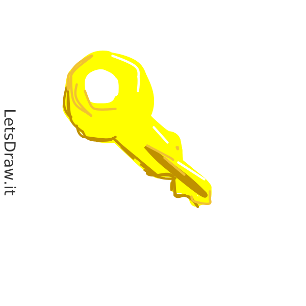 How to draw key / 7rtmnu5ap.png / LetsDrawIt