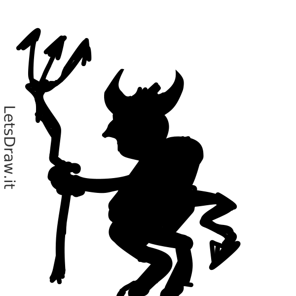 How to draw devil / 7s89dek7h.png / LetsDrawIt