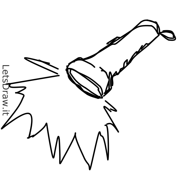 How to draw flashlight / 7t6nnrzjx.png / LetsDrawIt
