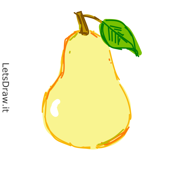 How to draw pear / 7tqyj9h5q.png / LetsDrawIt