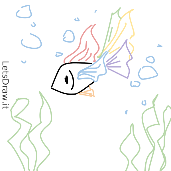 How to draw fish / 7trwe1uuk.png / LetsDrawIt