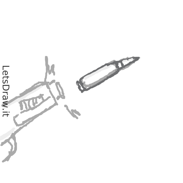 How to draw Bullets / 7ugztdx86.png / LetsDrawIt