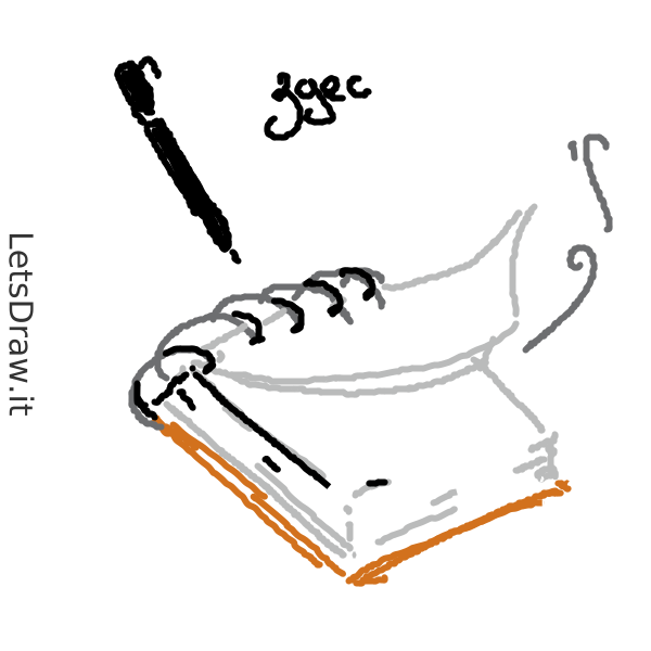 How to draw notepad / 7whhtce1h.png / LetsDrawIt