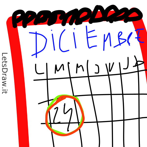 How to draw date / 7x1ymtd17.png / LetsDrawIt