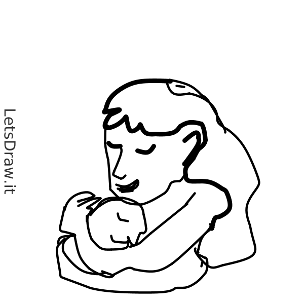 How to draw mom / 7xobgnt4j.png / LetsDrawIt