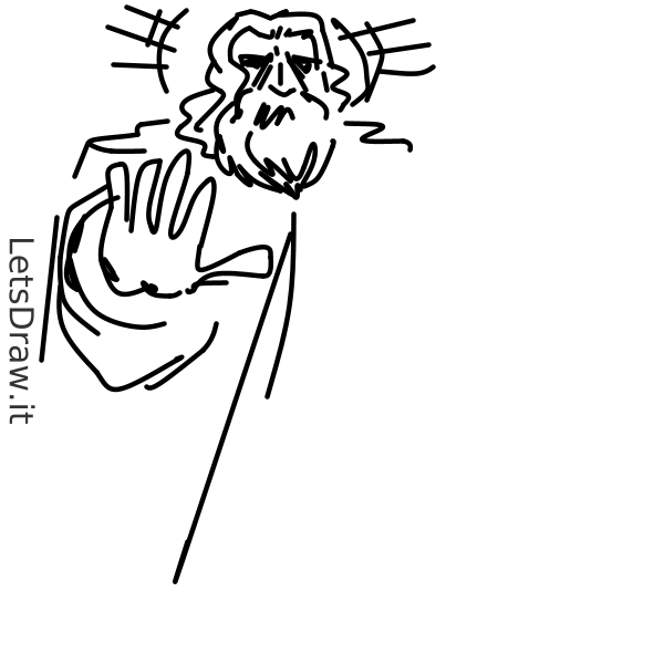 How to draw God / 85mmpxcpc.png / LetsDrawIt