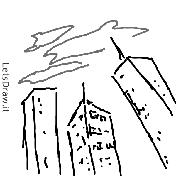 How to draw skyscraper / 85wnoekbs.png / LetsDrawIt