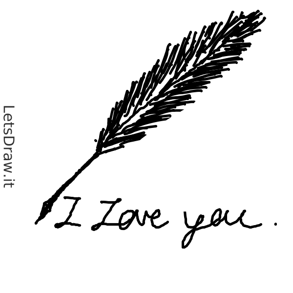 How to draw quill / 85yrf9nry.png / LetsDrawIt
