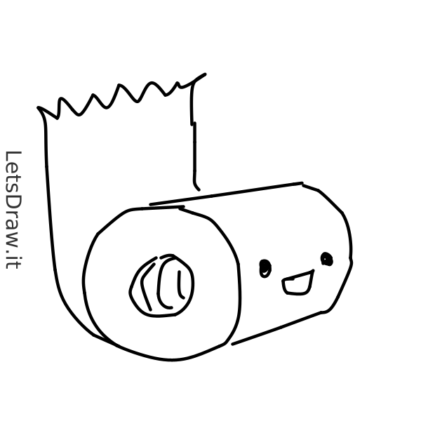 How to draw toilet paper / 87rrq4ir.png / LetsDrawIt