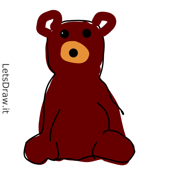 How to draw teddy / 88jxg5p4o.png / LetsDrawIt