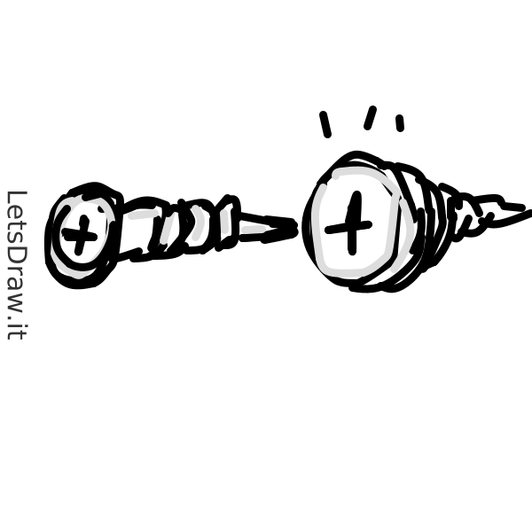 How to draw screw / 89gdc7oqt.png / LetsDrawIt