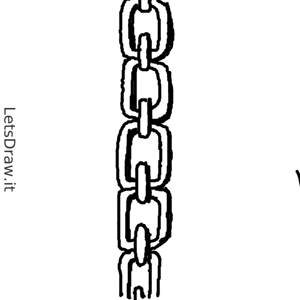 How to draw chain / 8a93xzxwr.png / LetsDrawIt