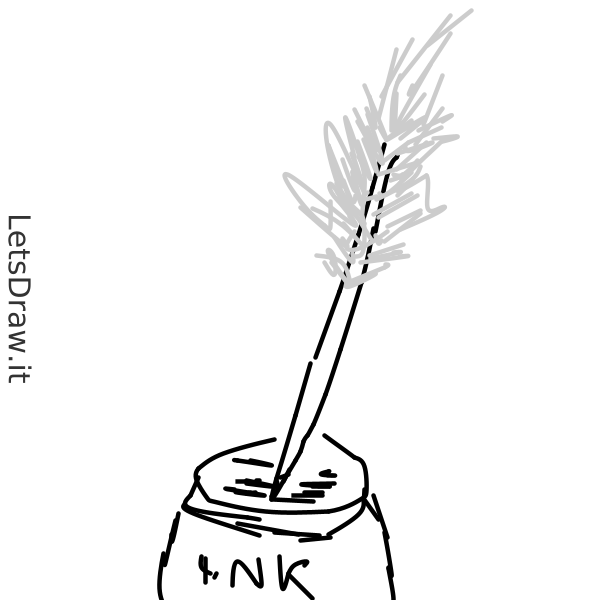 How to draw quill / 8bg1bj8k9.png / LetsDrawIt
